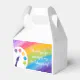 Rainbow Kids Art Party Favor Boxes | Zazzle