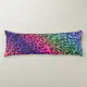 Rainbow Leopard Print - Smooth Blend Body Pillow | Zazzle
