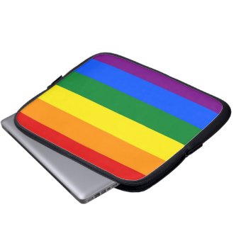 Rainbow LGBT Pride Flag Laptop Sleeve | Zazzle