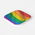 Rainbow LGBT Pride Paper Plates – Colorful Gay | Zazzle