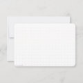 Rainbow Lined Thank You Card with Dot Grid Reverse | Zazzle