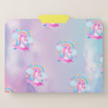 Rainbow Magical Unicorn File Folder | Zazzle