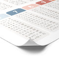 Rainbow Multiplication Table Classroom Decor | Zazzle