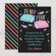 Rainbow Neon Slumber Party Birthday Sleepover Thank You Card | Zazzle