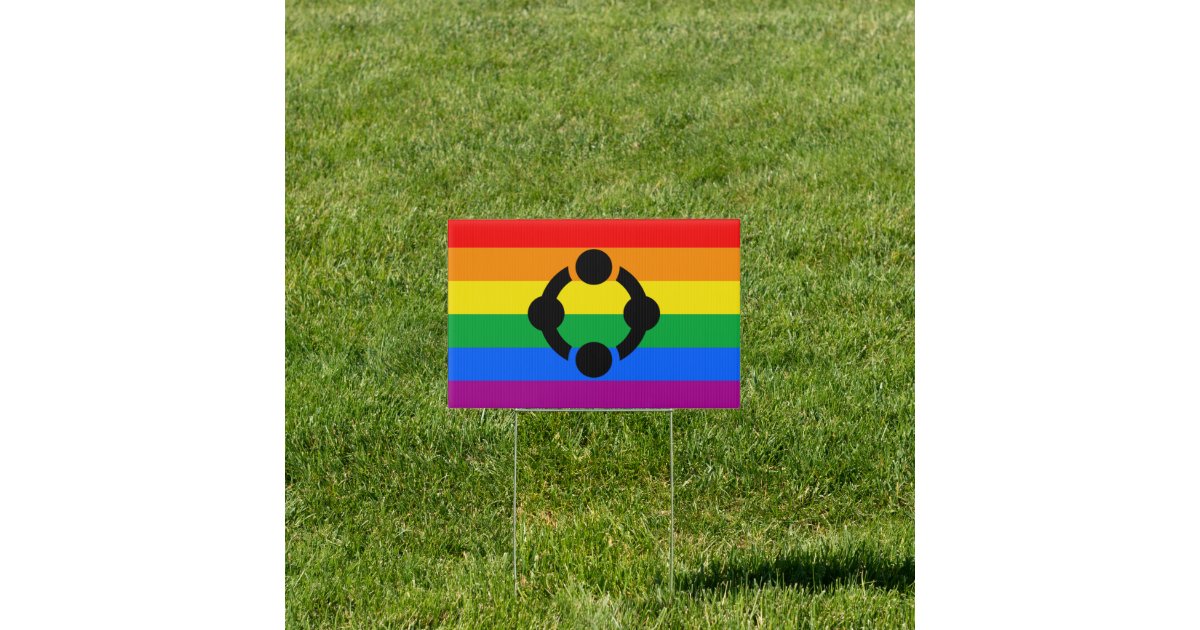 Rainbow Niche Pride Flag Sign | Zazzle