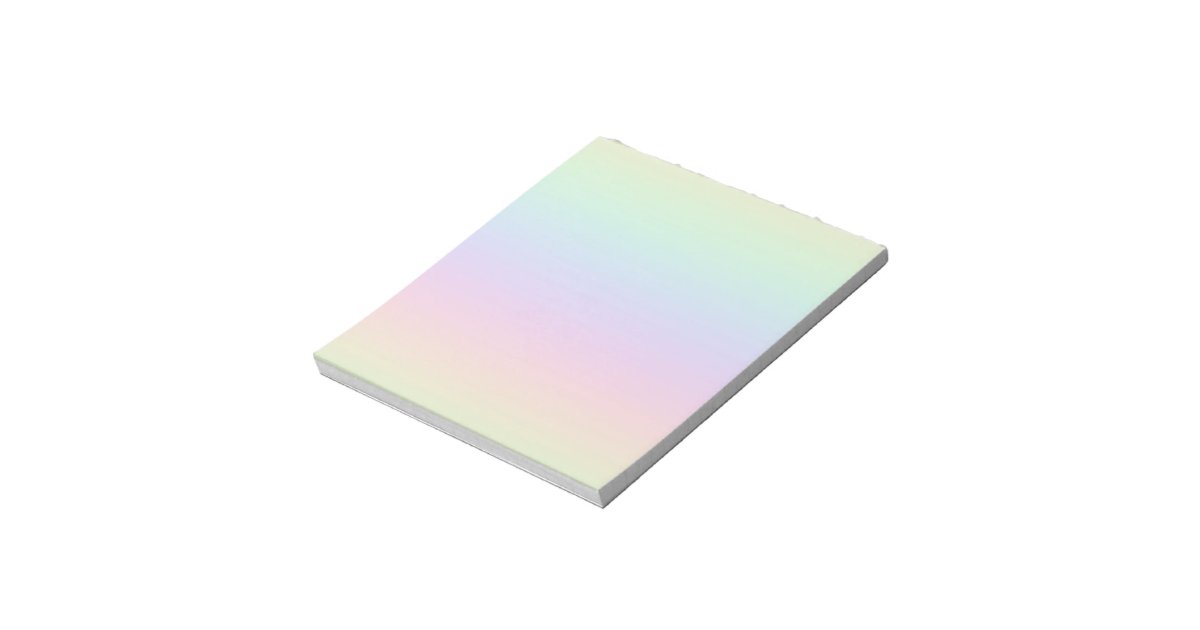 Rainbow Notepad | Zazzle