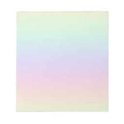 Rainbow Notepad | Zazzle
