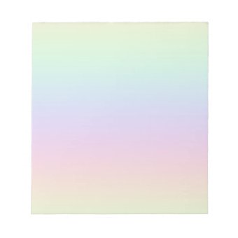 Rainbow Notepad | Zazzle