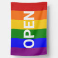 Rainbow Open Sign Flag | Zazzle
