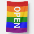 Rainbow Open Sign Flag | Zazzle