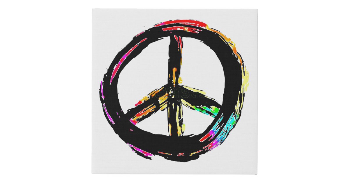 Rainbow Peace Sign | Zazzle