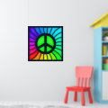 Rainbow Peace Sign Poster | Zazzle
