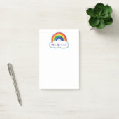 RAINBOW | personalized post-its Post-it Notes | Zazzle