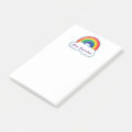 RAINBOW | personalized post-its Post-it Notes | Zazzle
