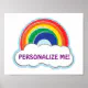 RAINBOW | personalized poster | Zazzle