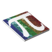 Rainbow Pi Sign Notepad | Zazzle