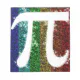 Rainbow Pi Sign Notepad | Zazzle
