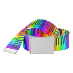 Rainbow Piano Keyboard Belt | Zazzle
