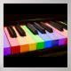 Rainbow Piano Poster | Zazzle