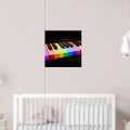 Rainbow Piano Poster | Zazzle