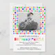Rainbow Polka Dots Birthday Party Invitation | Zazzle