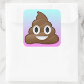 Rainbow poop sticker | Zazzle