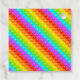 Rainbow Pop It Fidget Toy Birthday Party Favor Tags | Zazzle