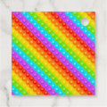Rainbow Pop It Fidget Toy Birthday Party Favor Tags | Zazzle