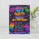 Rainbow Pop It Fidget Toy Birthday Party Invitation | Zazzle