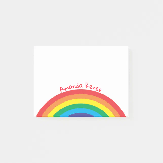 Rainbow Post-it Notes | Zazzle