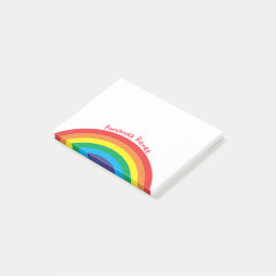 Rainbow Post-it Notes | Zazzle