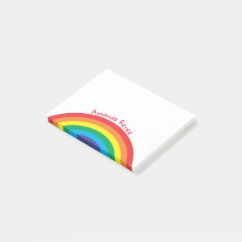 Rainbow Post-it Notes | Zazzle