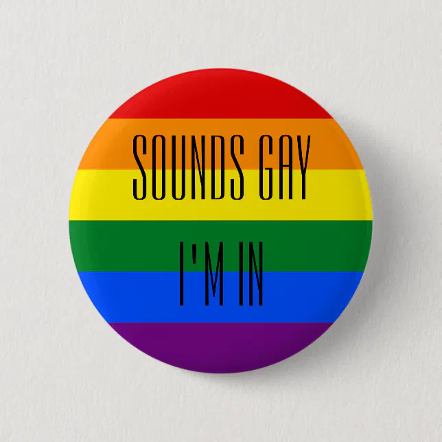 Rainbow Pride Button | Zazzle