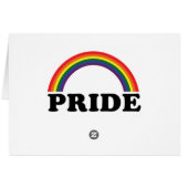 RAINBOW Pride custom card | Zazzle