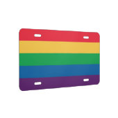 Rainbow Pride Flag License Plate | Zazzle