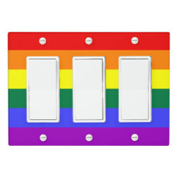 Rainbow Pride Flag Light Switch Cover | Zazzle