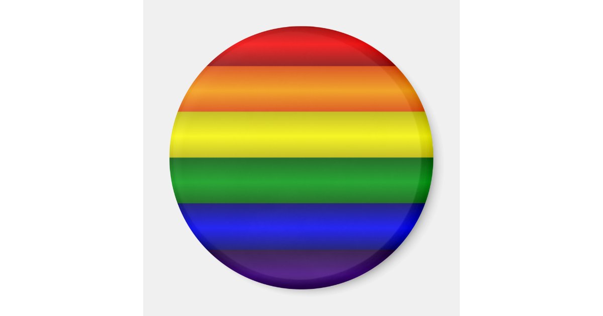 Rainbow Pride Flag Magnet | Zazzle