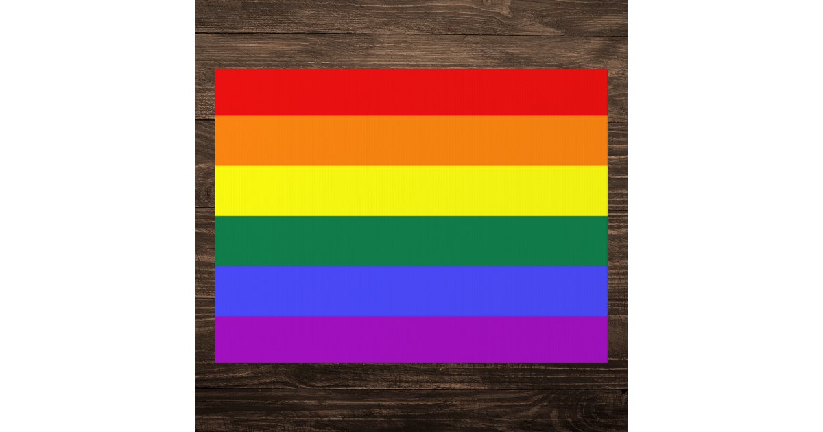 Rainbow Pride Flag Sign | Zazzle