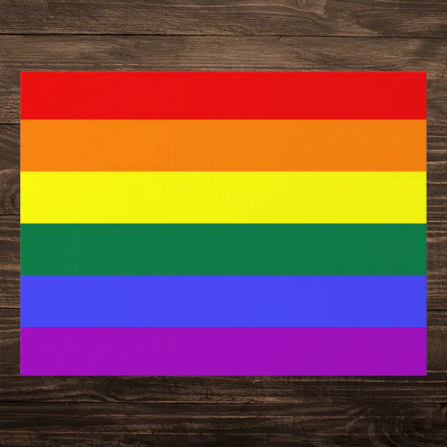 Rainbow Pride Flag Sign | Zazzle