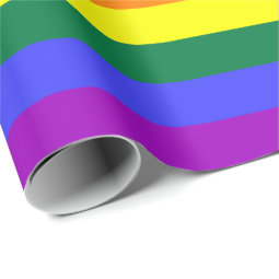 Rainbow Pride Flag Wrapping Paper | Zazzle
