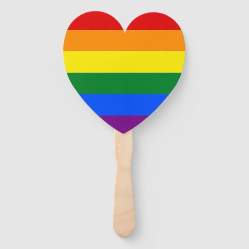 Rainbow Pride Hand Fan | Zazzle