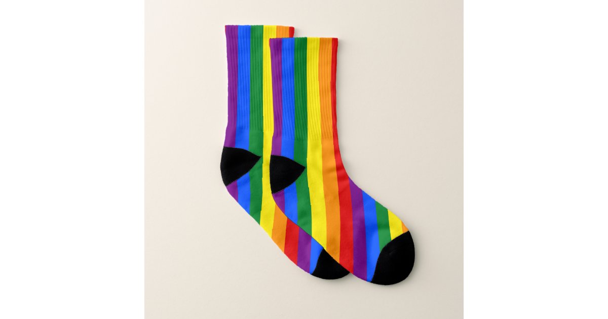 Rainbow Pride Socks | Zazzle