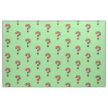 Rainbow Question Mark Fabric | Zazzle