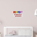 Rainbow Respect Poster | Zazzle