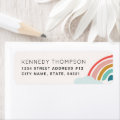 Rainbow Return Address Label | Zazzle