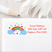 Rainbow Return Address Labels | Zazzle