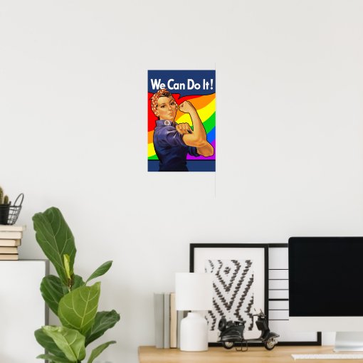 Rainbow Rosie Poster | Zazzle