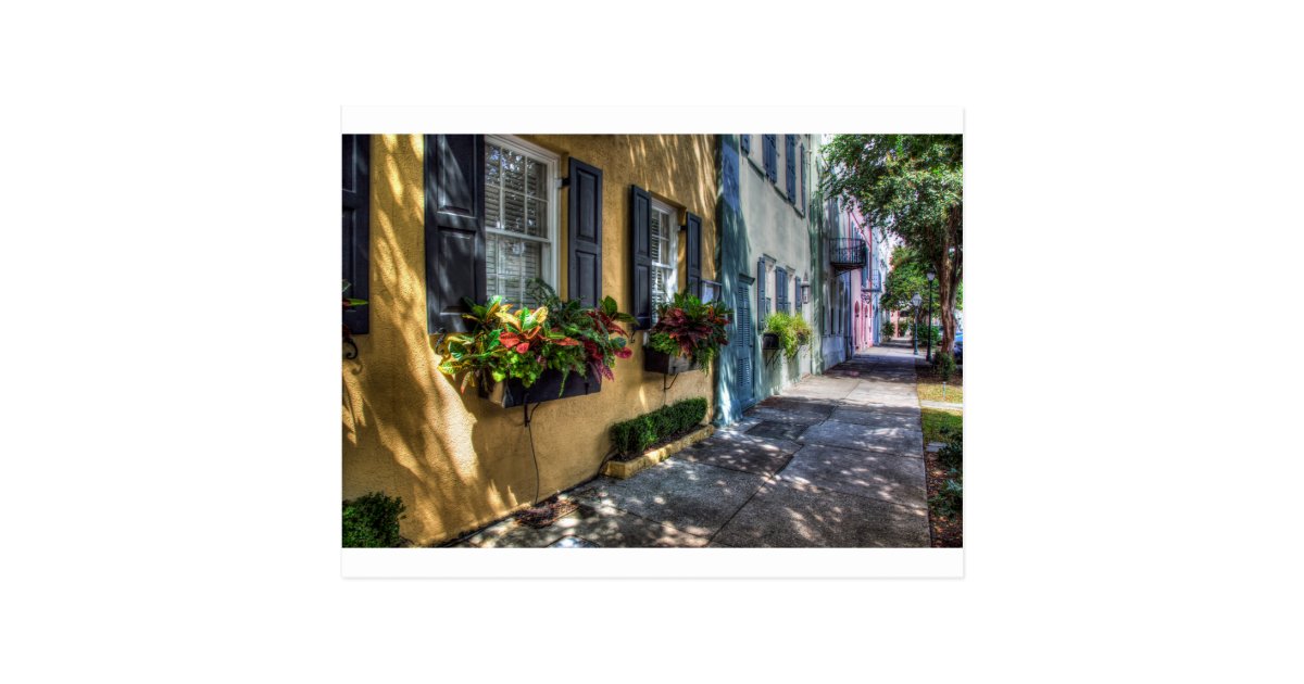 Rainbow Row.jpg Postcard | Zazzle.com
