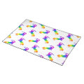 Rainbow Salamander Cloth Placemat | Zazzle