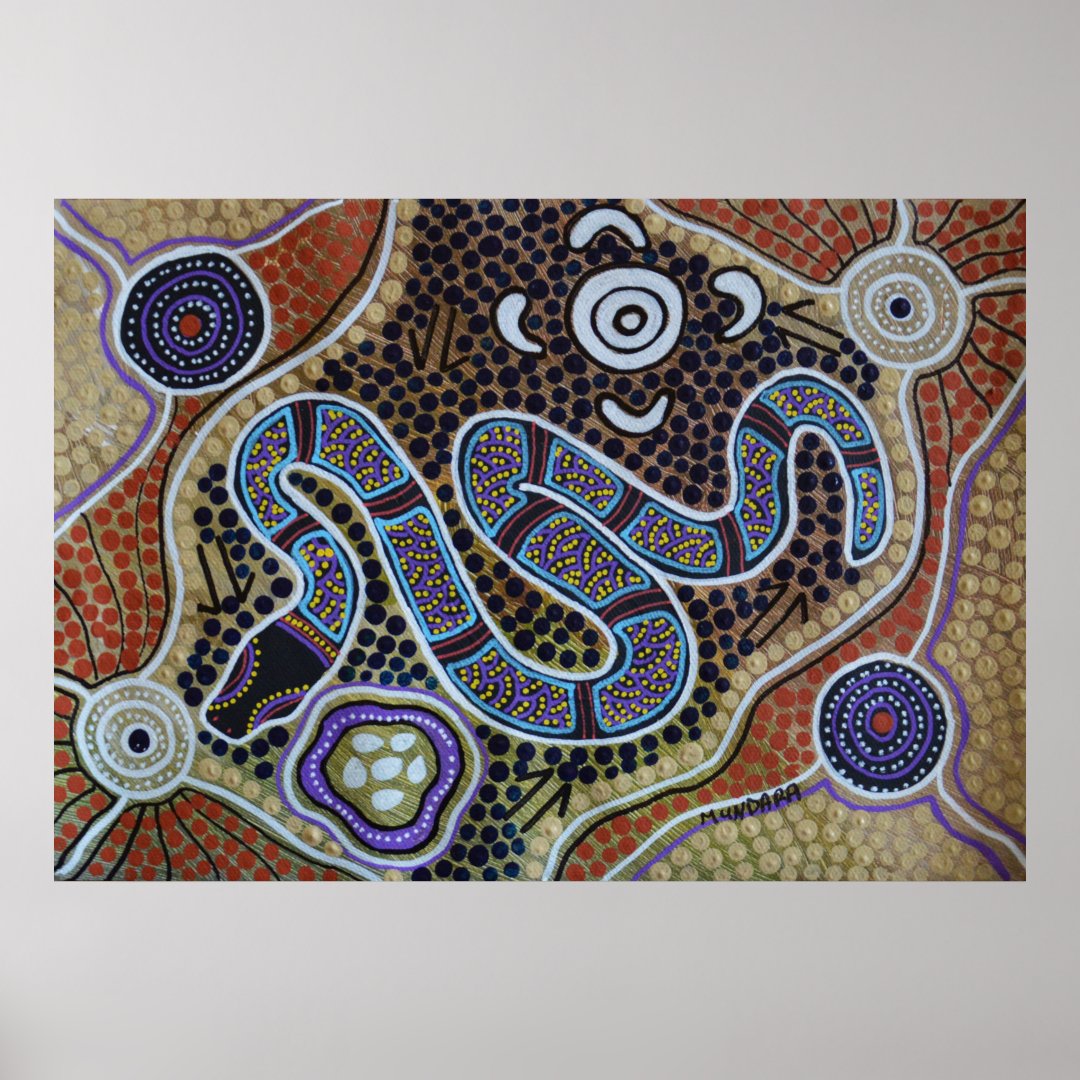 Rainbow Serpent Poster | Zazzle